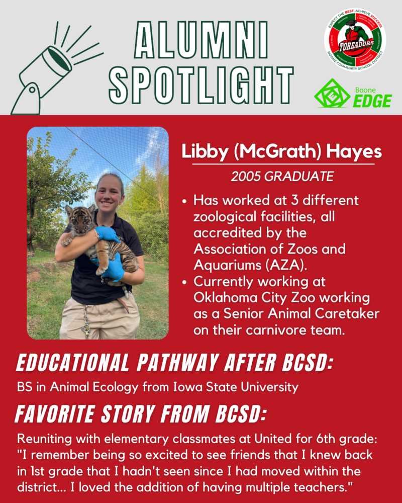 Alumni Spotlight | Boone Community School District